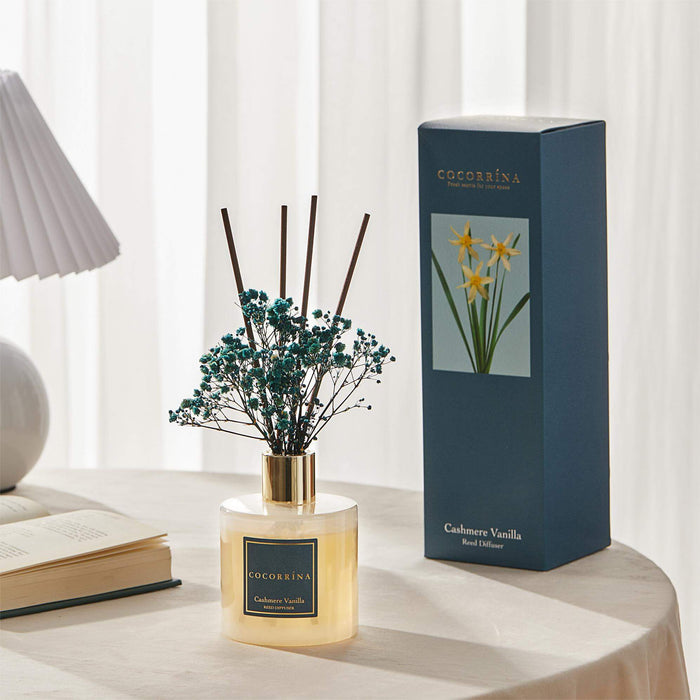Cocorrína Cashmere Vanilla Reed Diffuser Set