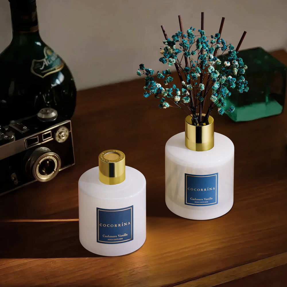 Cocorrína Cashmere Vanilla Reed Diffuser Set