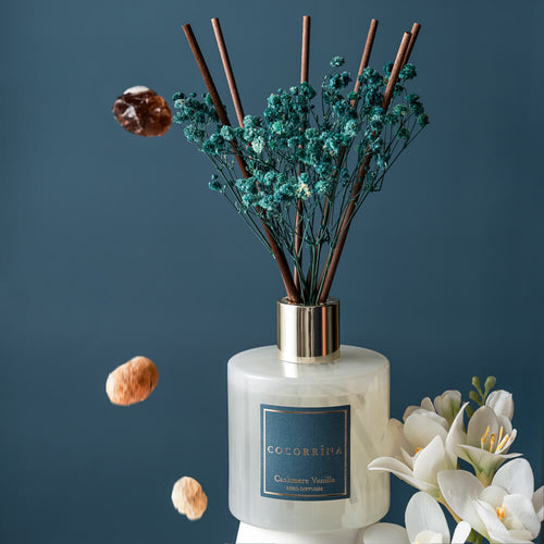 Cocorrína Cashmere Vanilla Reed Diffuser Set
