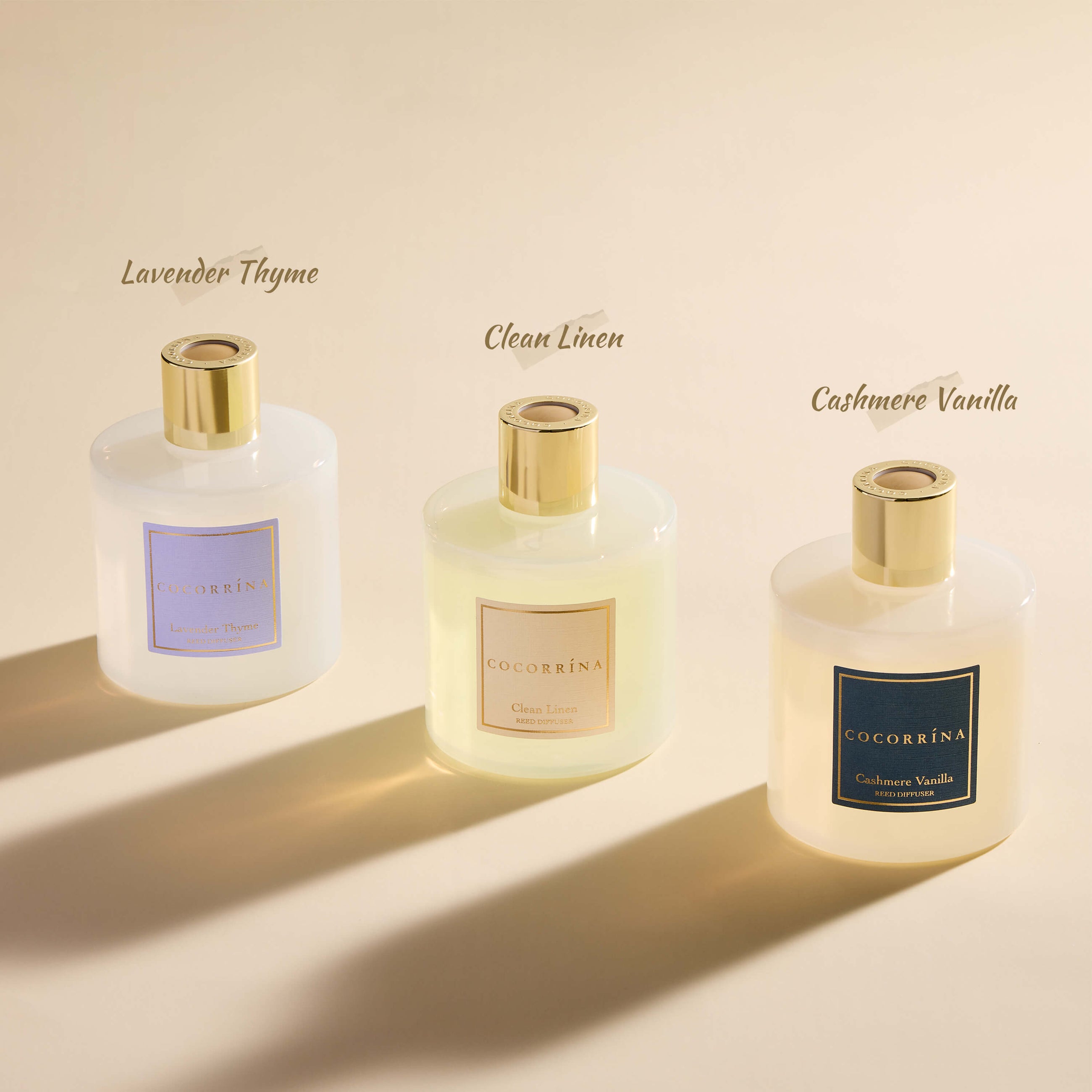 Cocorrína Clean Linen Reed Diffuser Set