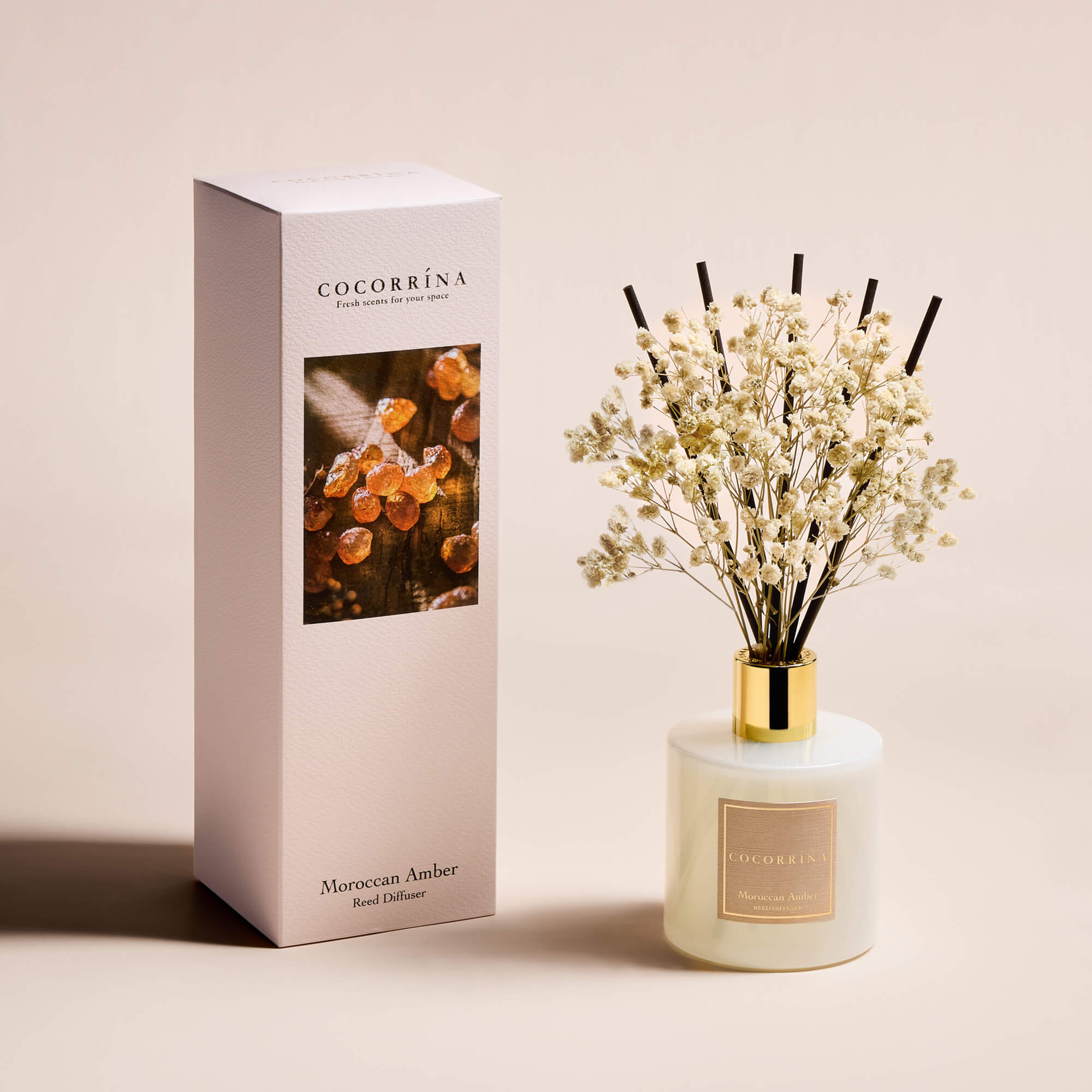 COCORRÍNA Moroccan Amber Reed Diffuser Sets